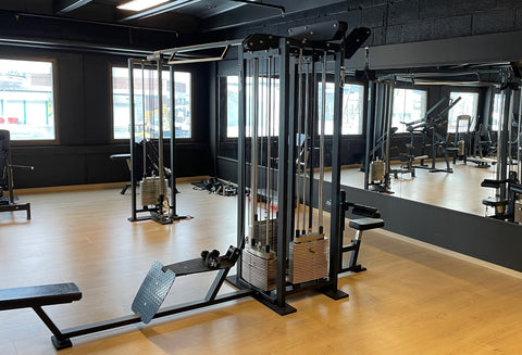 4 Station Cable Machine for Compact Full-Body Workouts – Gymleco