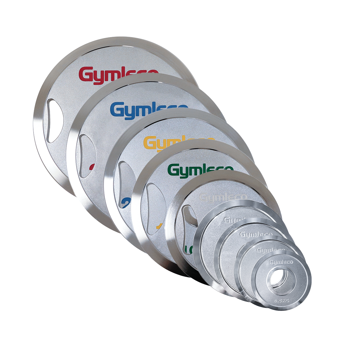 Calibrated steel plates with handles – Gymleco